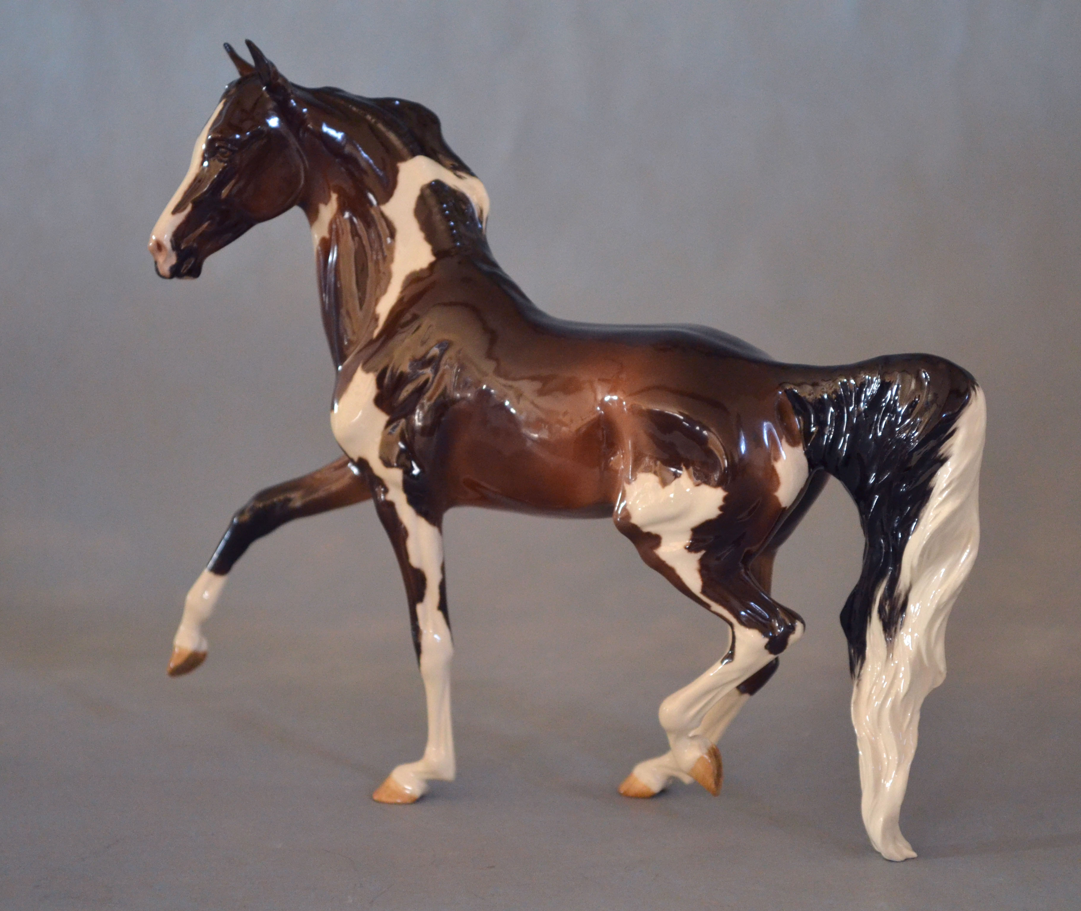 For sale: Custom-glazed china “Pepé” Part-Arabian – Westerly Design