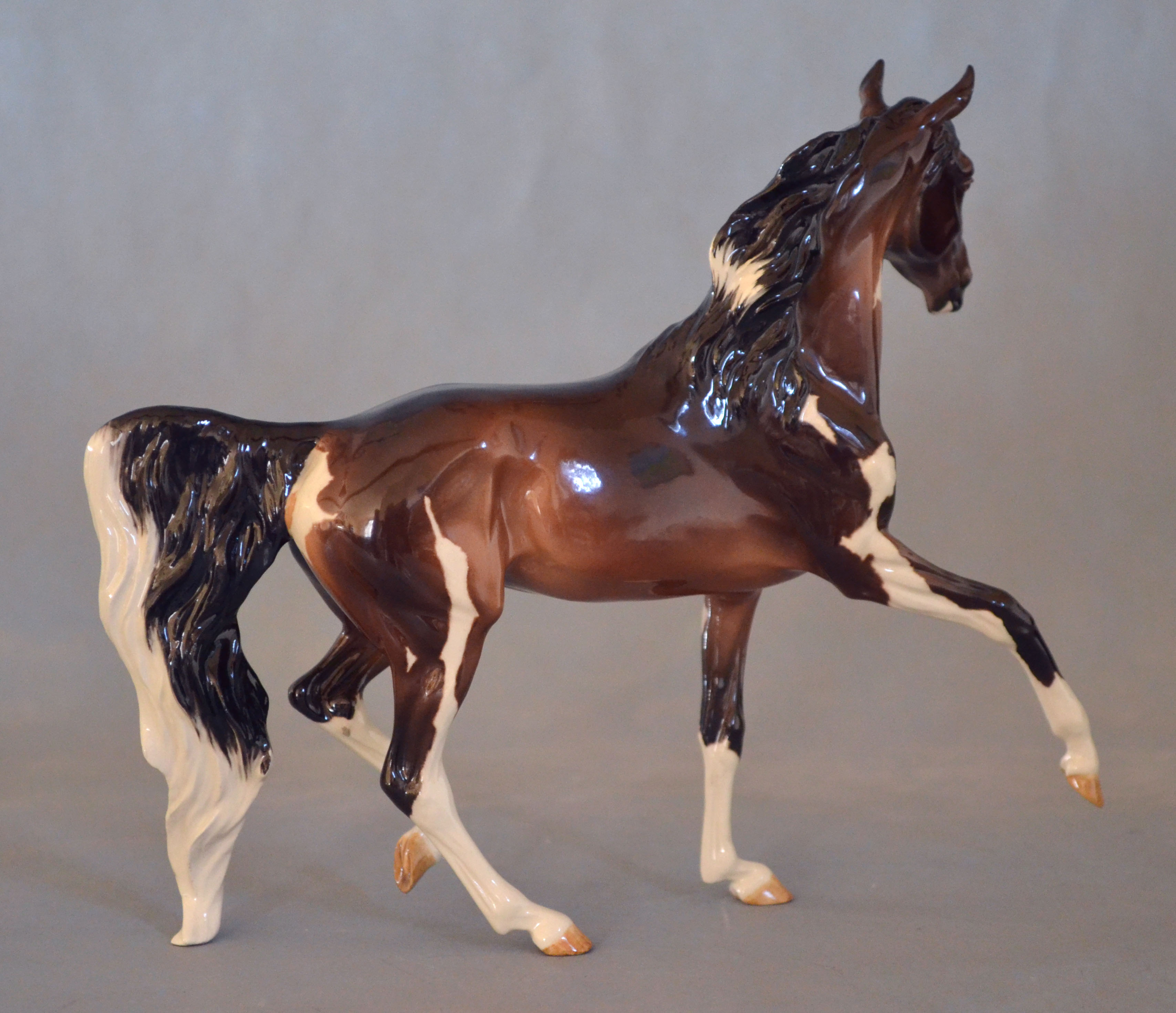 For sale: Custom-glazed china “Pepé” Part-Arabian – Westerly Design